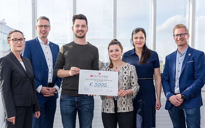 AK vergibt Award an FH-Studierende für zukunftsweisende Projektarbeit | FH Salzburg