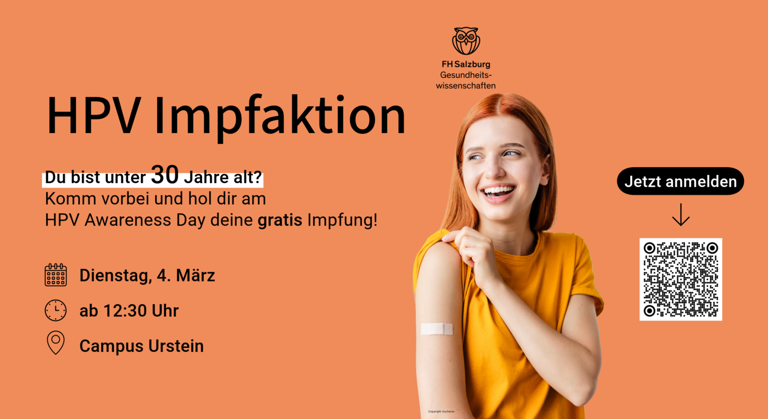 HPV Awareness Day - Impfaktion am Campus Urstein | FH Salzburg